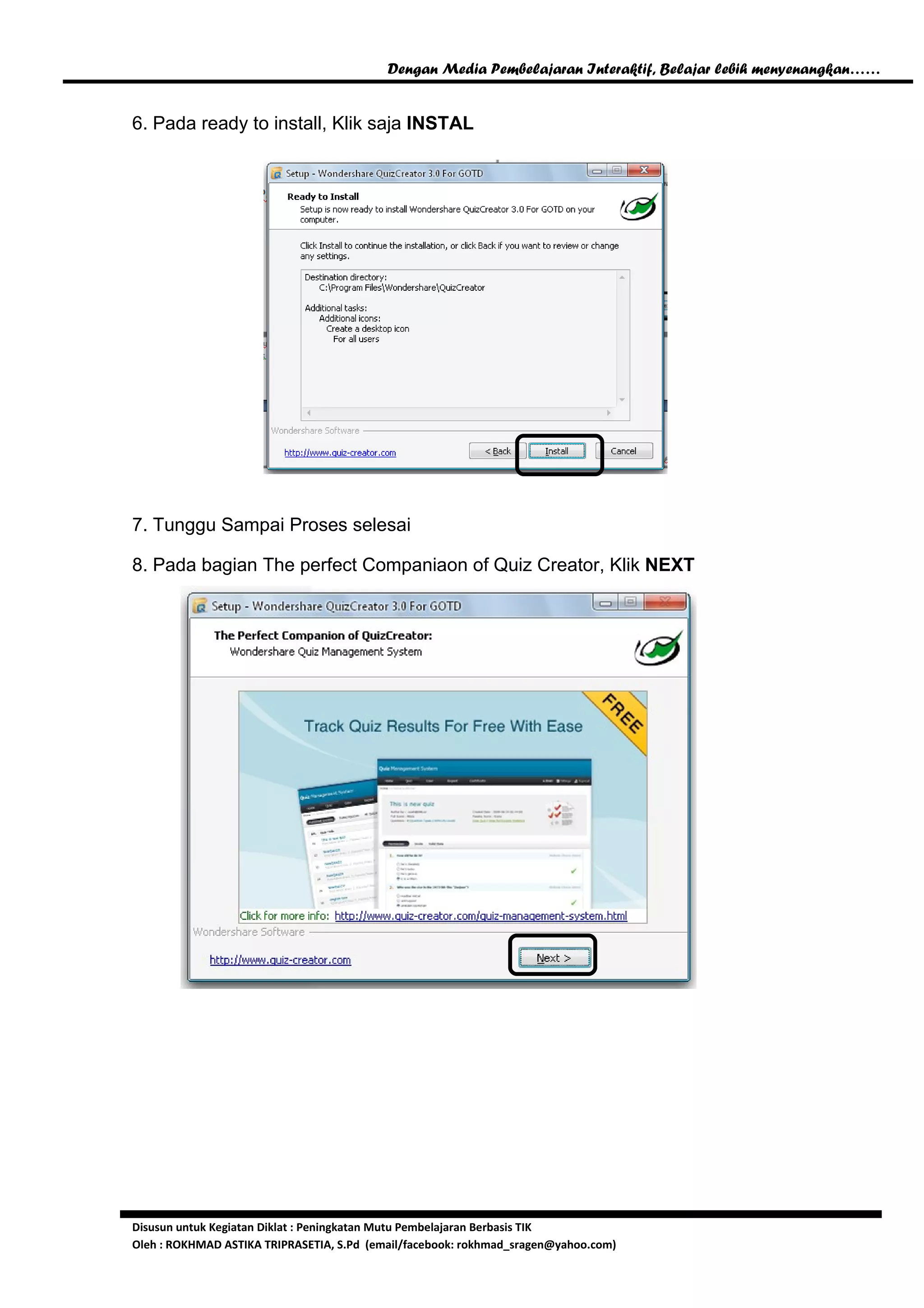 Tutorial quizcreator | PDF