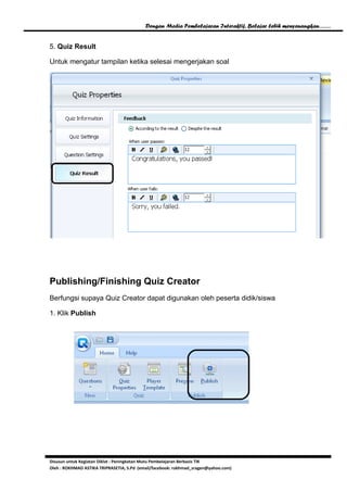 Tutorial Quizcreator Pdf