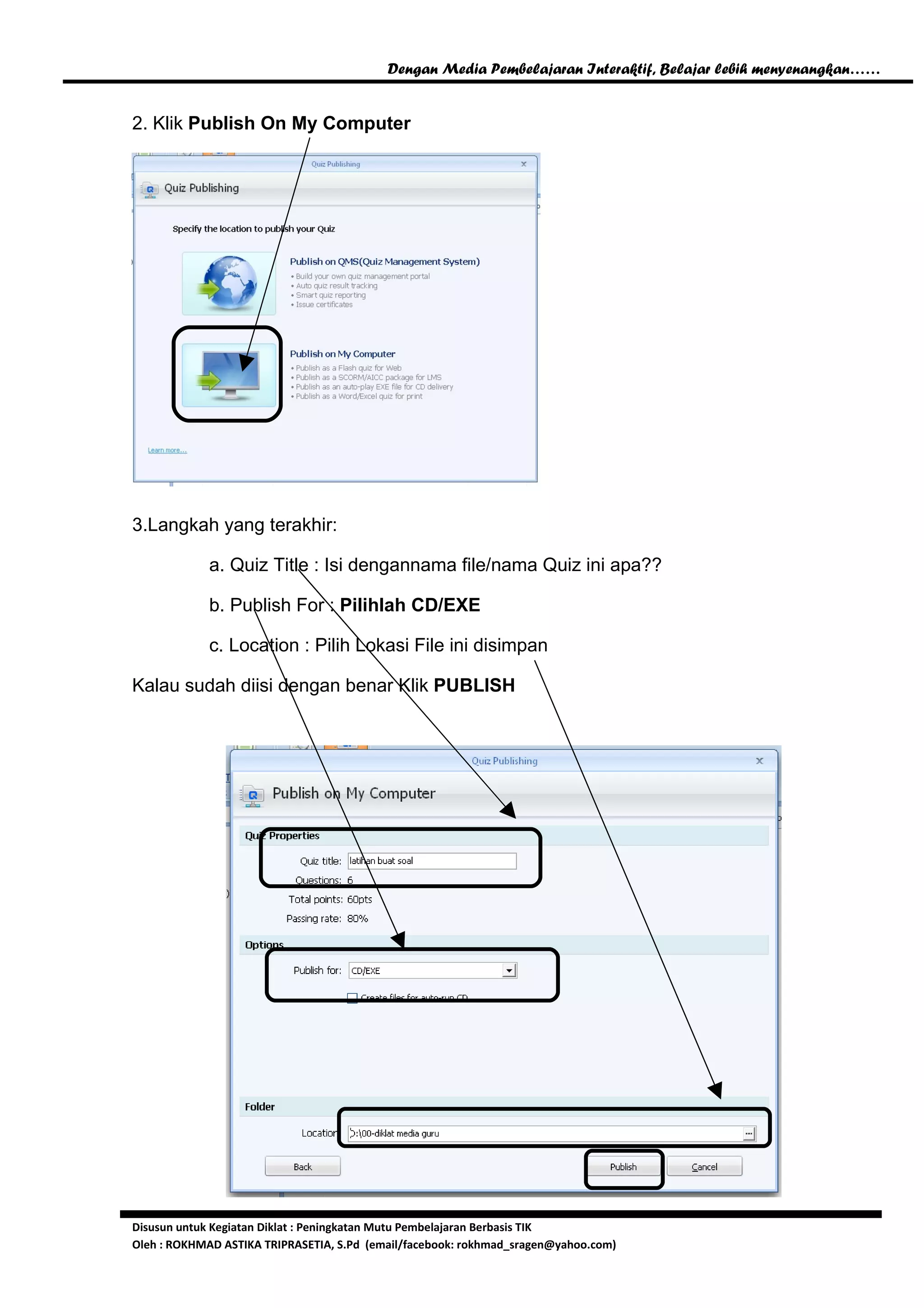 Tutorial quizcreator | PDF