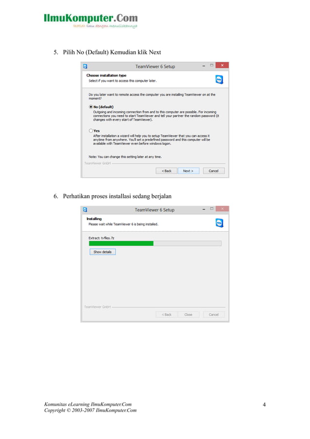 Tutorial remote-desktop-dengan-team-viewer | PDF