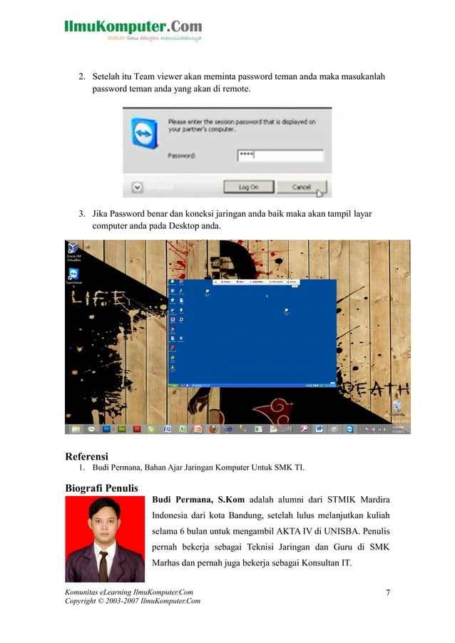 Tutorial remote-desktop-dengan-team-viewer | PDF