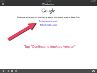 iPad & Google Drive App: Shared View Only Folders and Copying Files | PDF