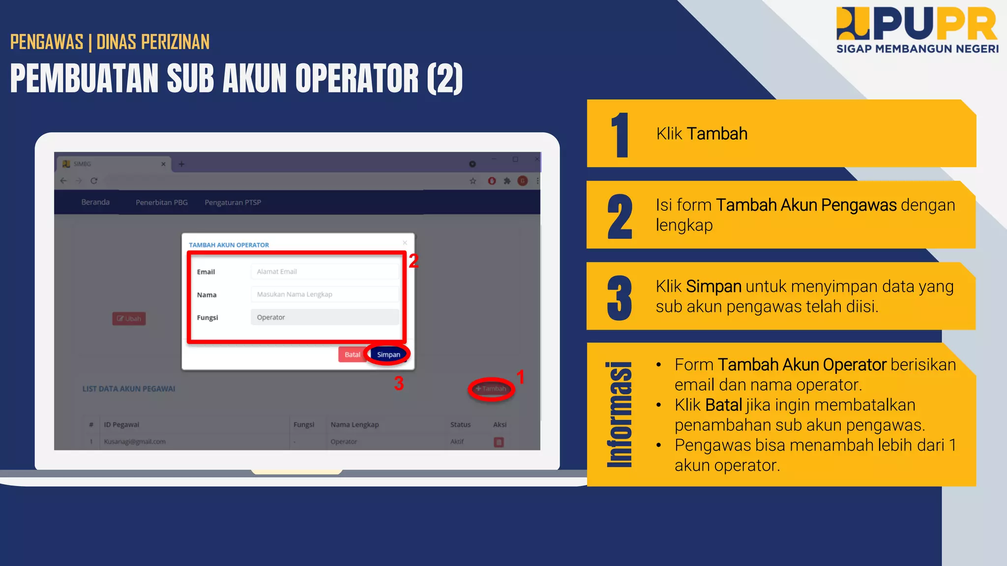 Tutorial simbg-dinas | PDF