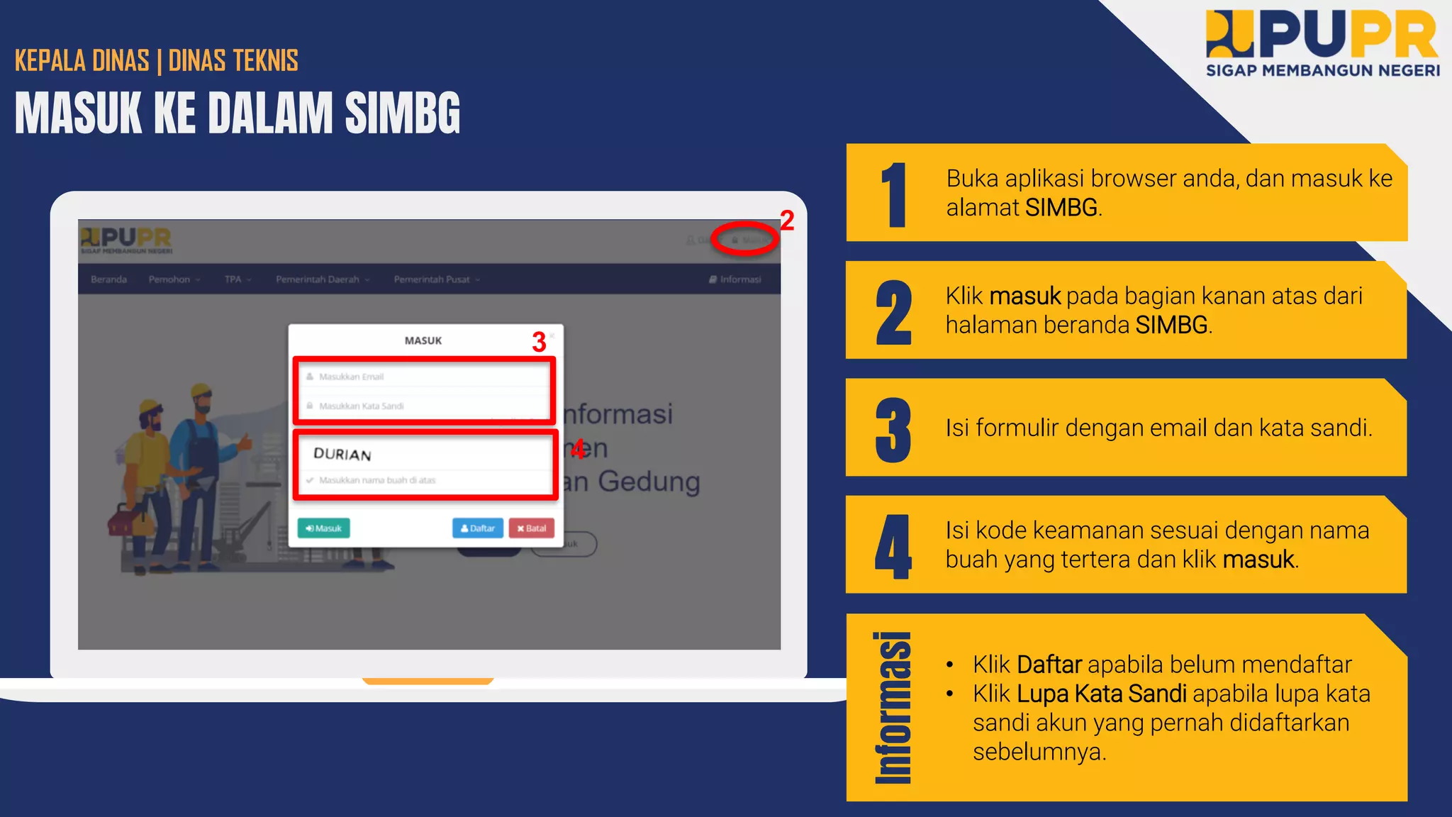 Tutorial simbg-dinas | PDF