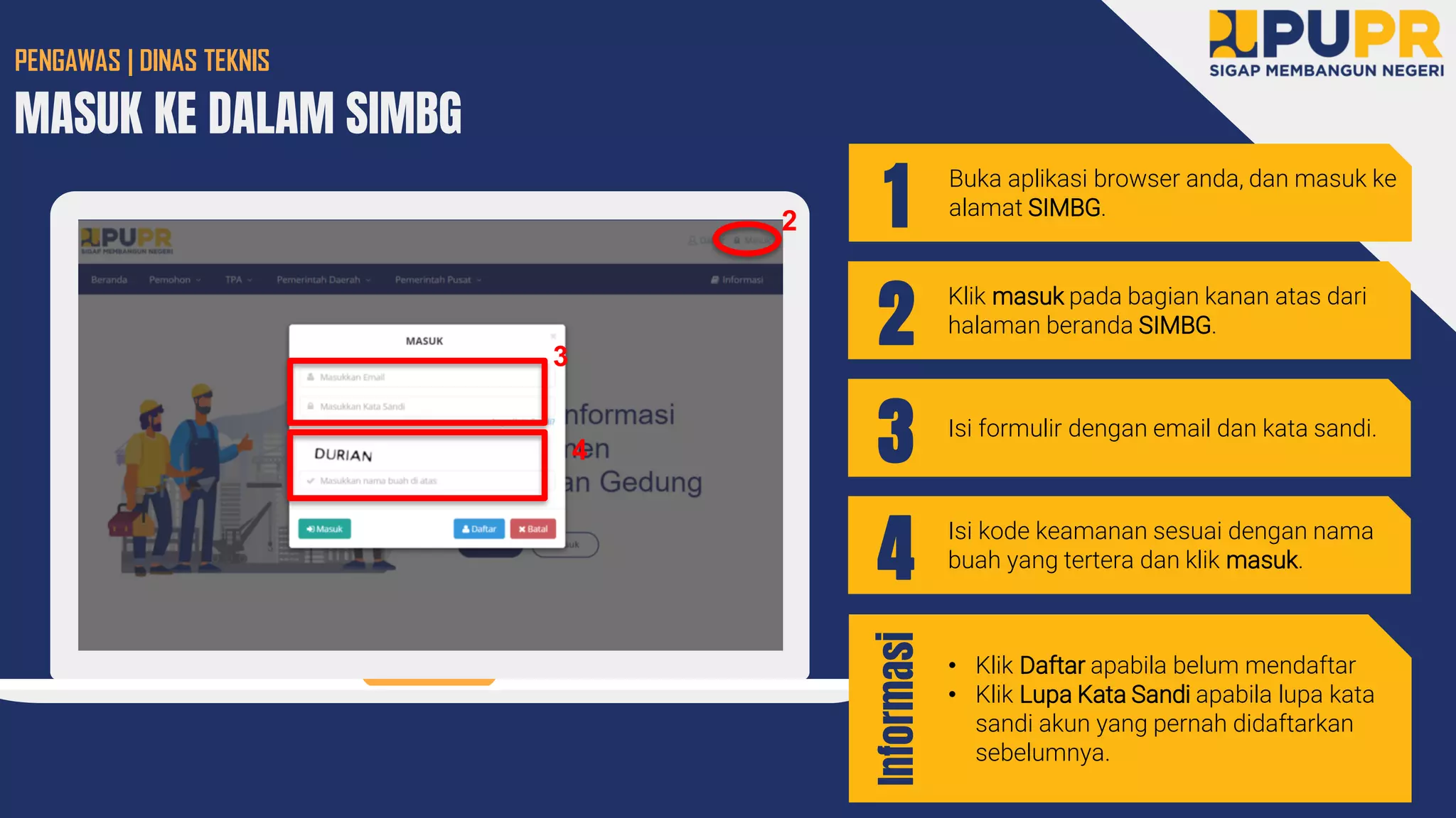 Tutorial simbg-dinas | PDF