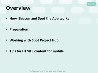 Tutorial spot-cloud | PPTX
