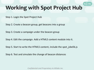 Tutorial spot-cloud | PPTX
