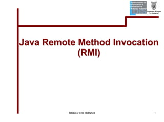 Tutorial su Java RMI | PDF | Programming Languages | Computing
