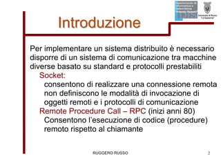 Tutorial su Java RMI | PDF | Programming Languages | Computing