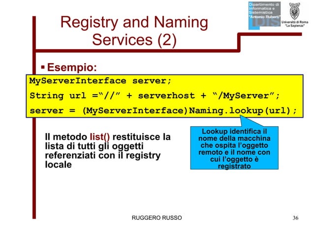 Tutorial su Java RMI | PPT | Free Download