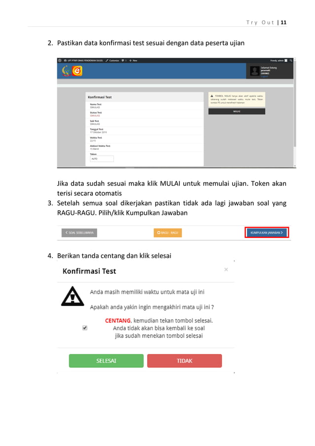Tutorial try-out-disdik-propinsi | PDF