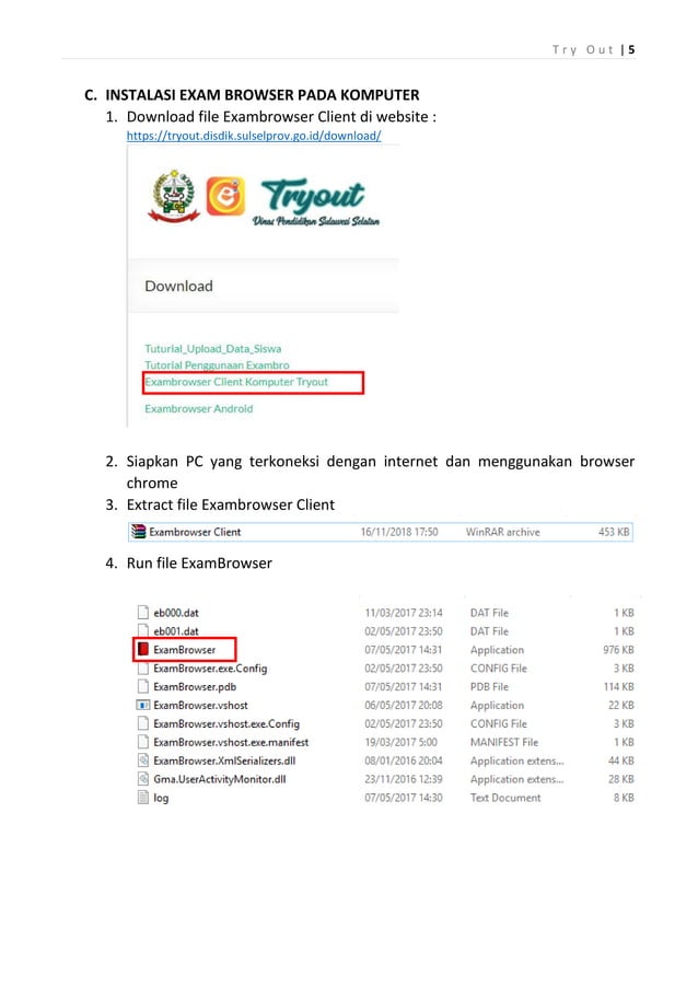 Tutorial try-out-disdik-propinsi | PDF