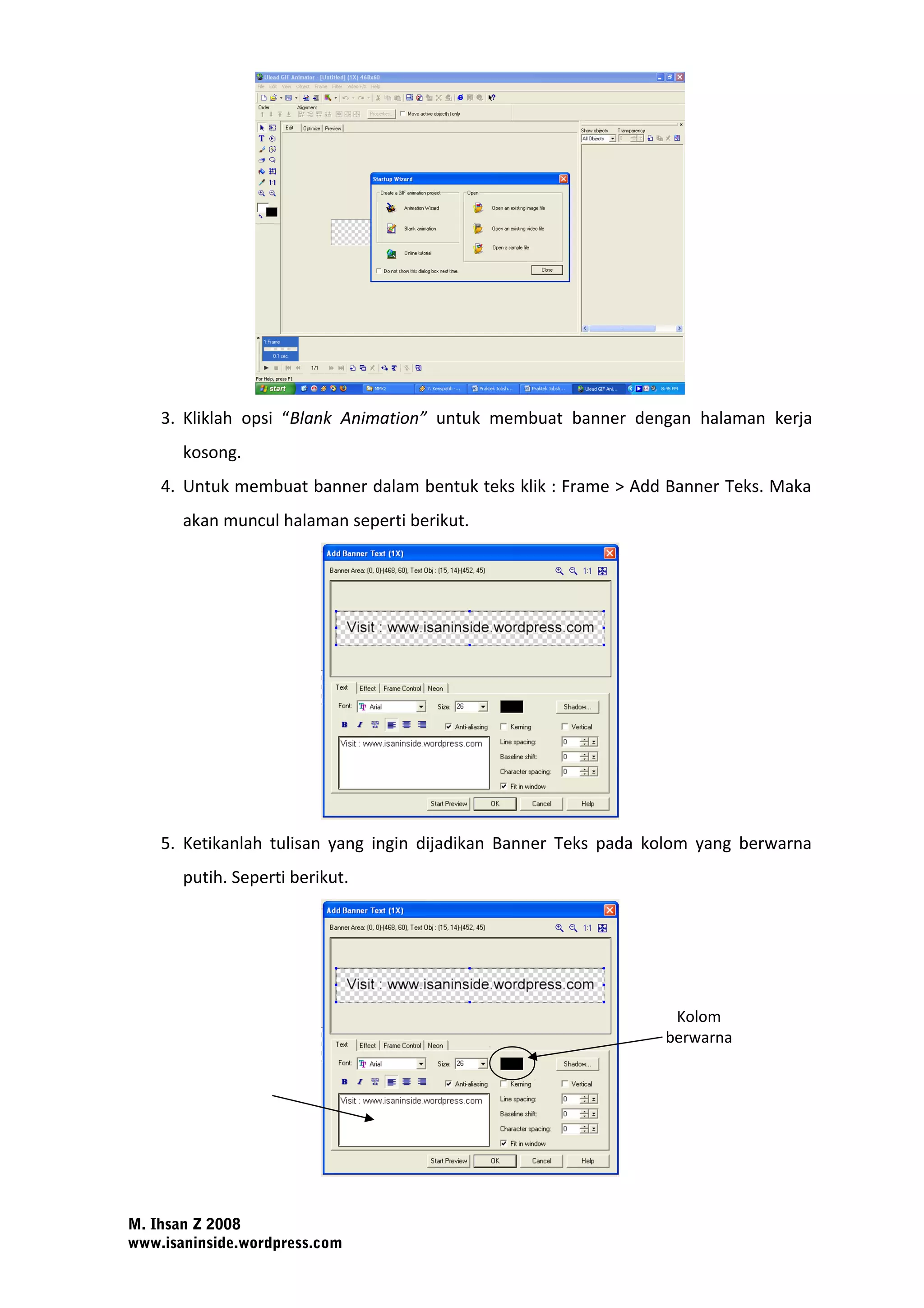 Tutorial ulead gif animator | PDF