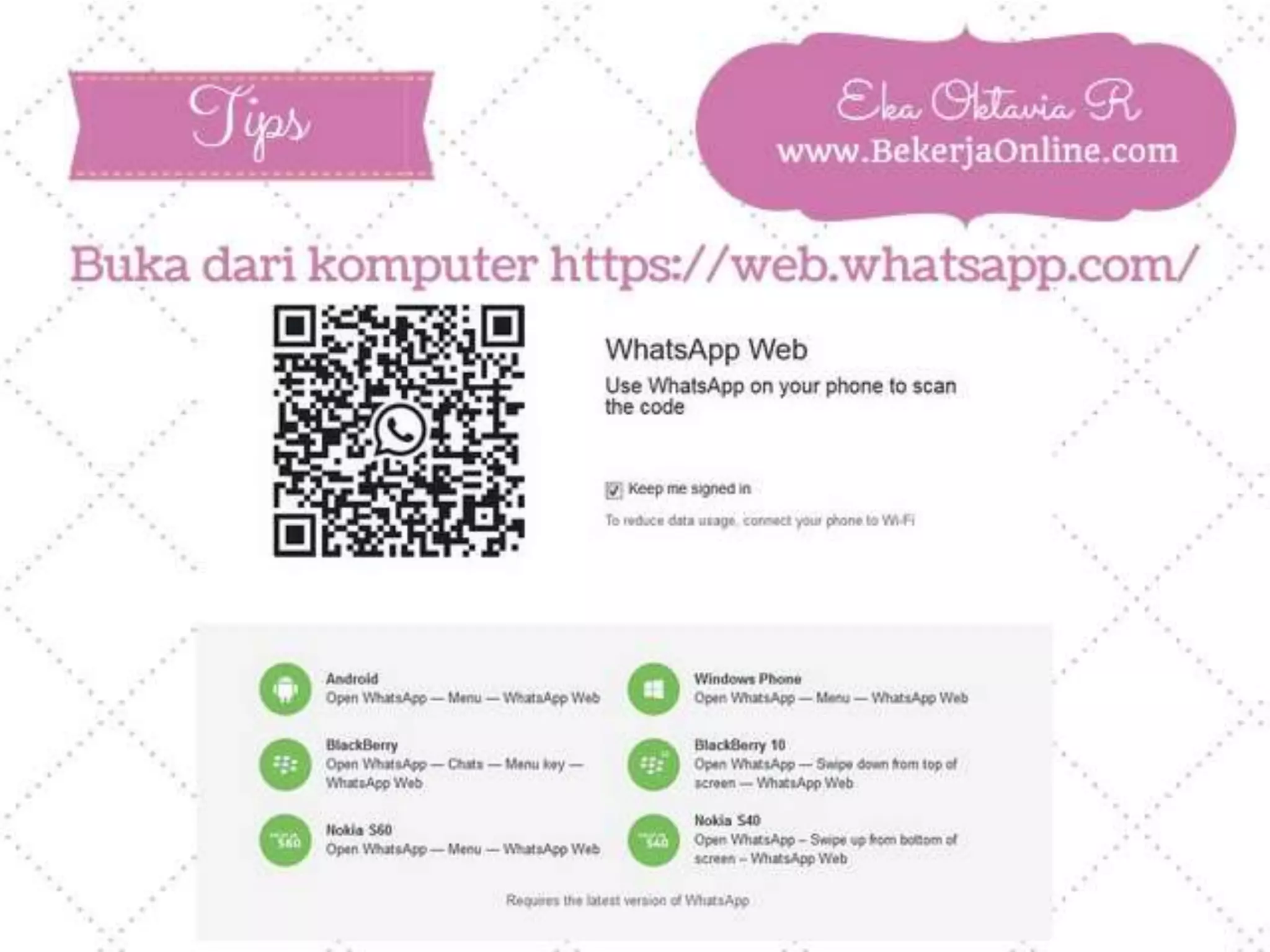 Tutorial Whatsapp Web | PPTX