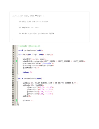 Open GL Tutorial01 | PDF