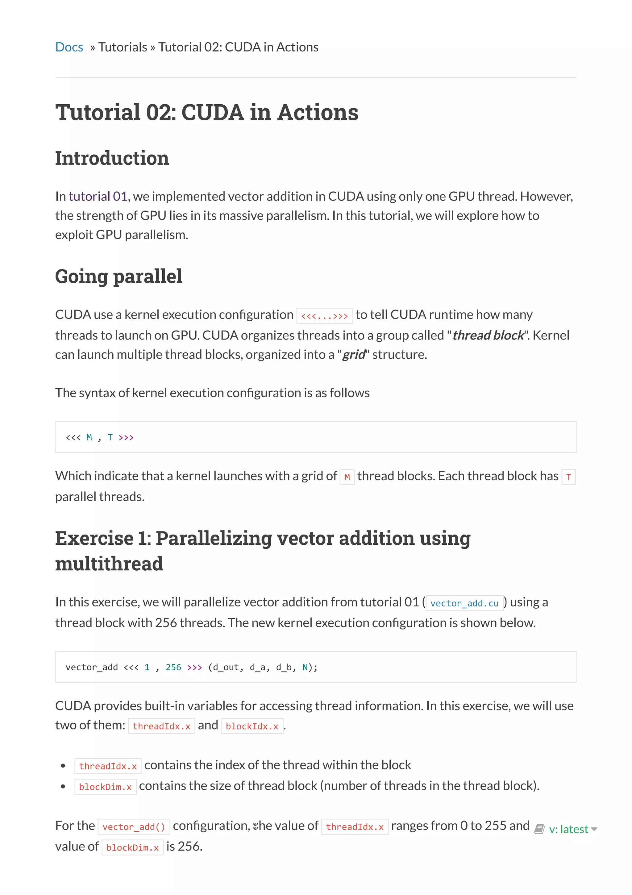 Cuda Tutorial 02 Cuda In Actions Notes Pdf 