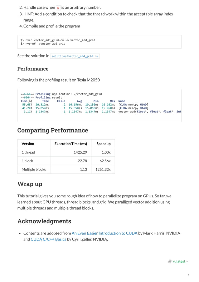 Cuda Tutorial 02 Cuda In Actions Notes Pdf