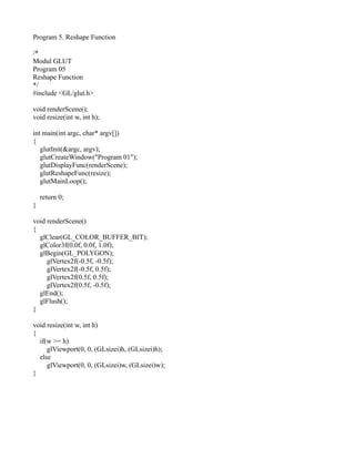 Open GL Tutorial03 | PDF
