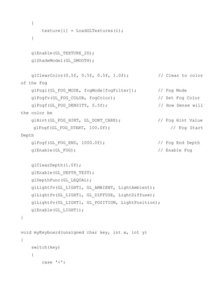 Open GL Tutorial08 | PDF
