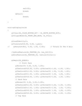 Open GL Tutorial08 | PDF