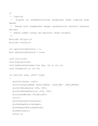 Open GL Tutorial09 | PDF