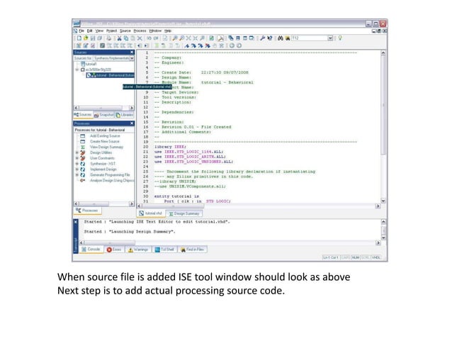 Xilinx Ise Introduction Tutorial 1 Ppt 6336