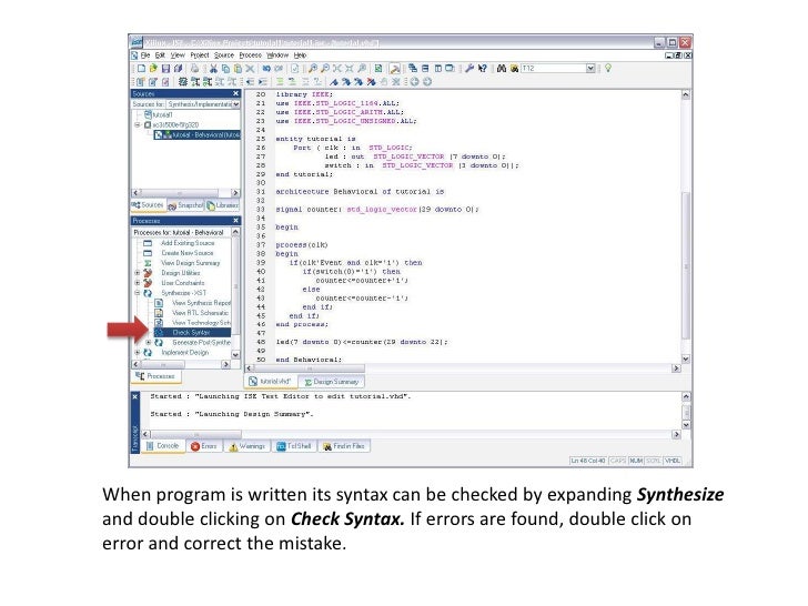 Xilinx Ise Introduction Tutorial 1 