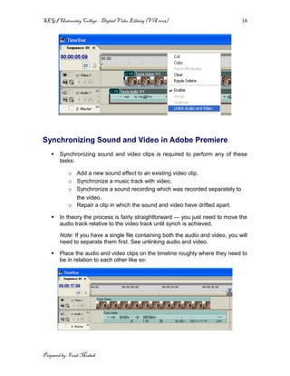 Tutorial 1 adobe premier pro | PDF