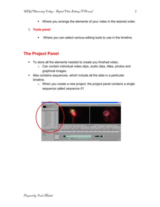 Tutorial 1 adobe premier pro | PDF