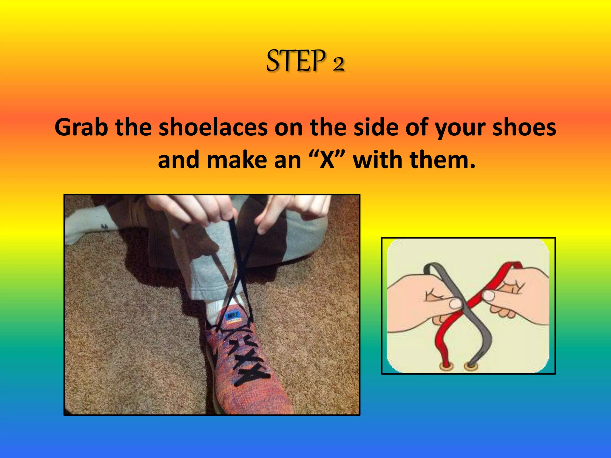 How to lace your shoes (ppt) | PPTX