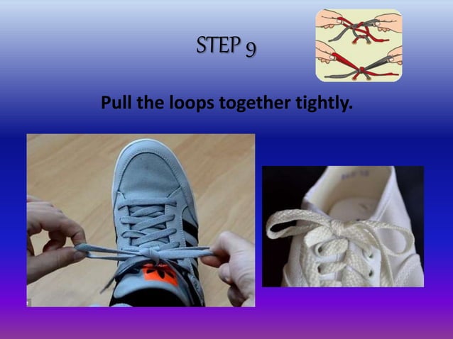 How to lace your shoes (ppt) | PPTX | Women\'s Shoes and Footwear ...