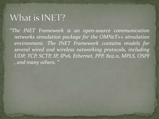 Tutorial 1 installing mixim and mixnet | PPT