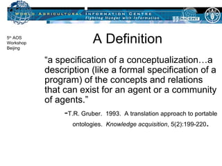 Tutorial 1-Ontologies | PPT
