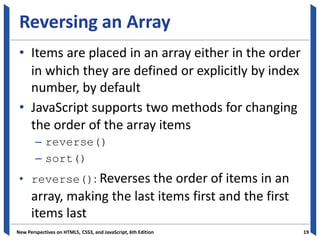 tutorial 10 Exploring Arrays, Loops, and conditional statements.ppt