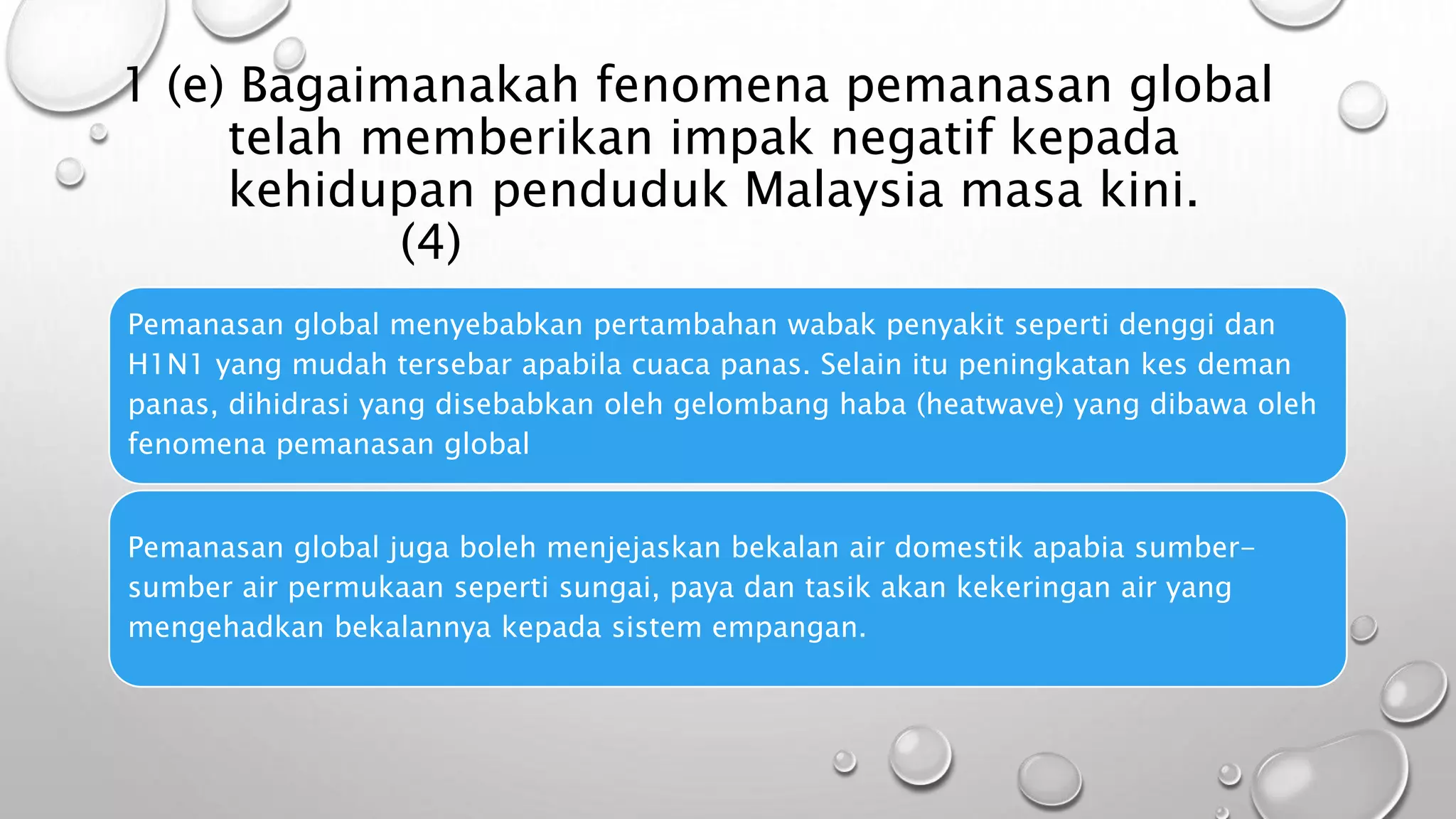 SISTEM ATMOSFERA DAN MANUSIA - PERUBAHAN IKLIM (PEMANASAN GLOBAL) | PPTX