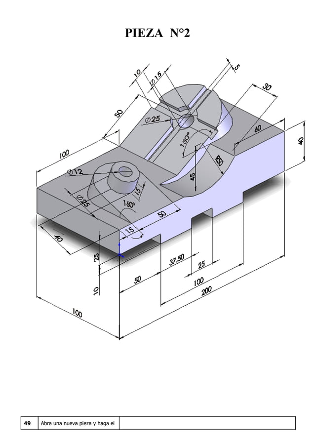 Tutorial 11 Ok EspaÑol Piezas Solidworks Cswa Pdf