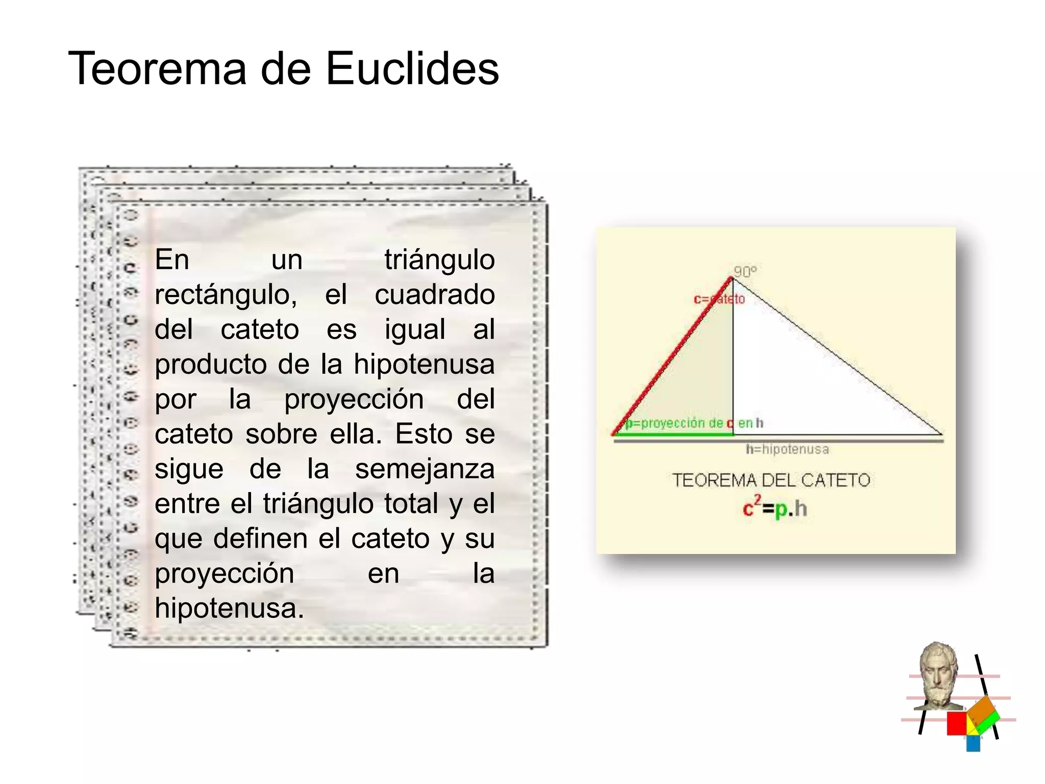 Teorema De Euclides Formulas
