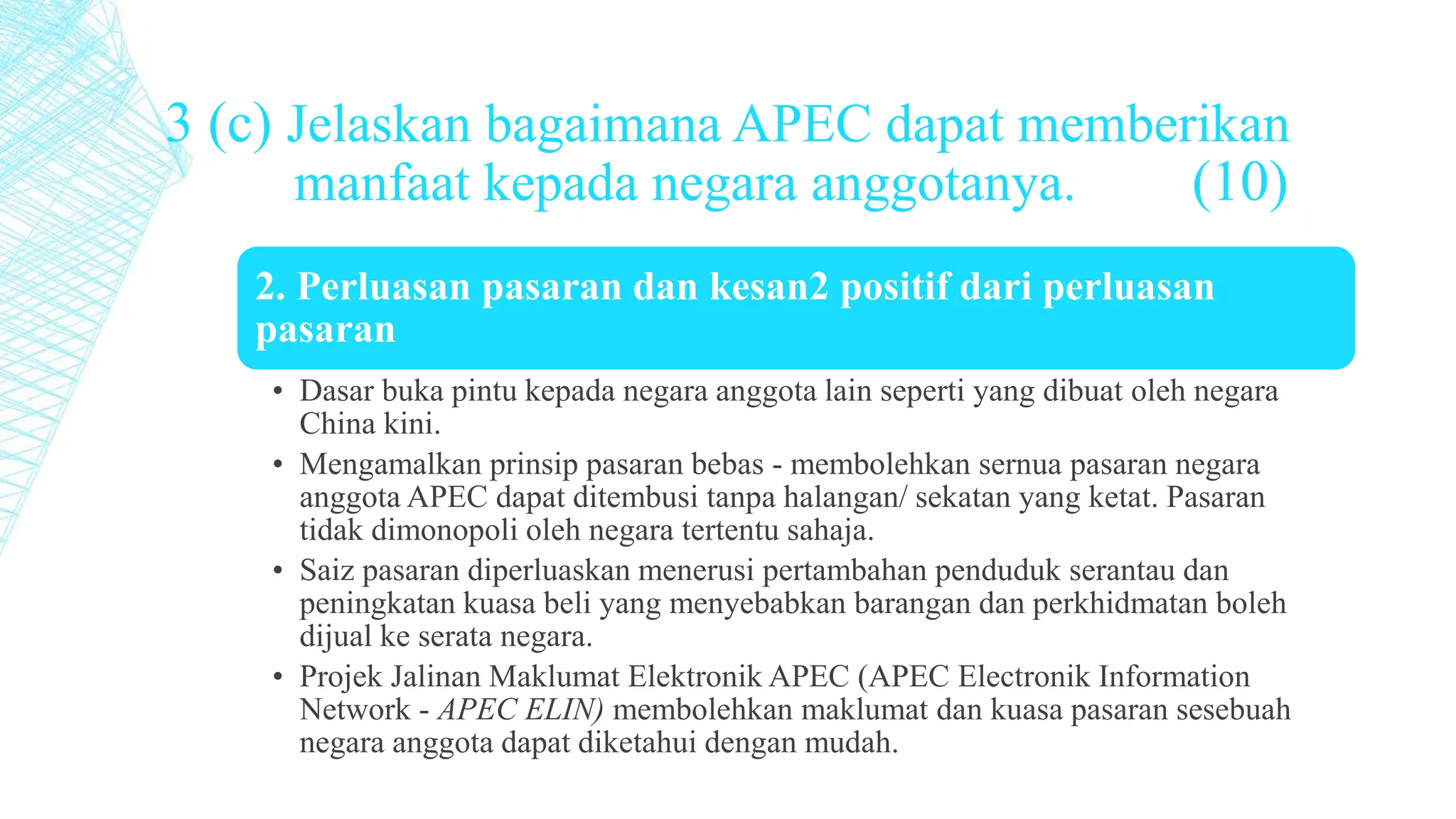 KERJASAMA SERANTAU - APEC DAN ASEAN | PPTX