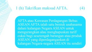 KERJASAMA SERANTAU - APEC DAN ASEAN | PPTX