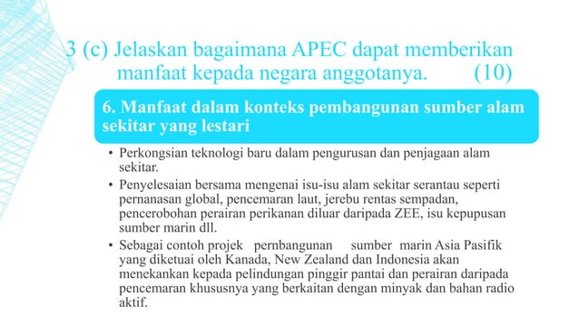 KERJASAMA SERANTAU - APEC DAN ASEAN | PPTX