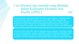 KERJASAMA SERANTAU - APEC DAN ASEAN | PPTX