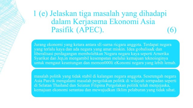 KERJASAMA SERANTAU - APEC DAN ASEAN | PPTX