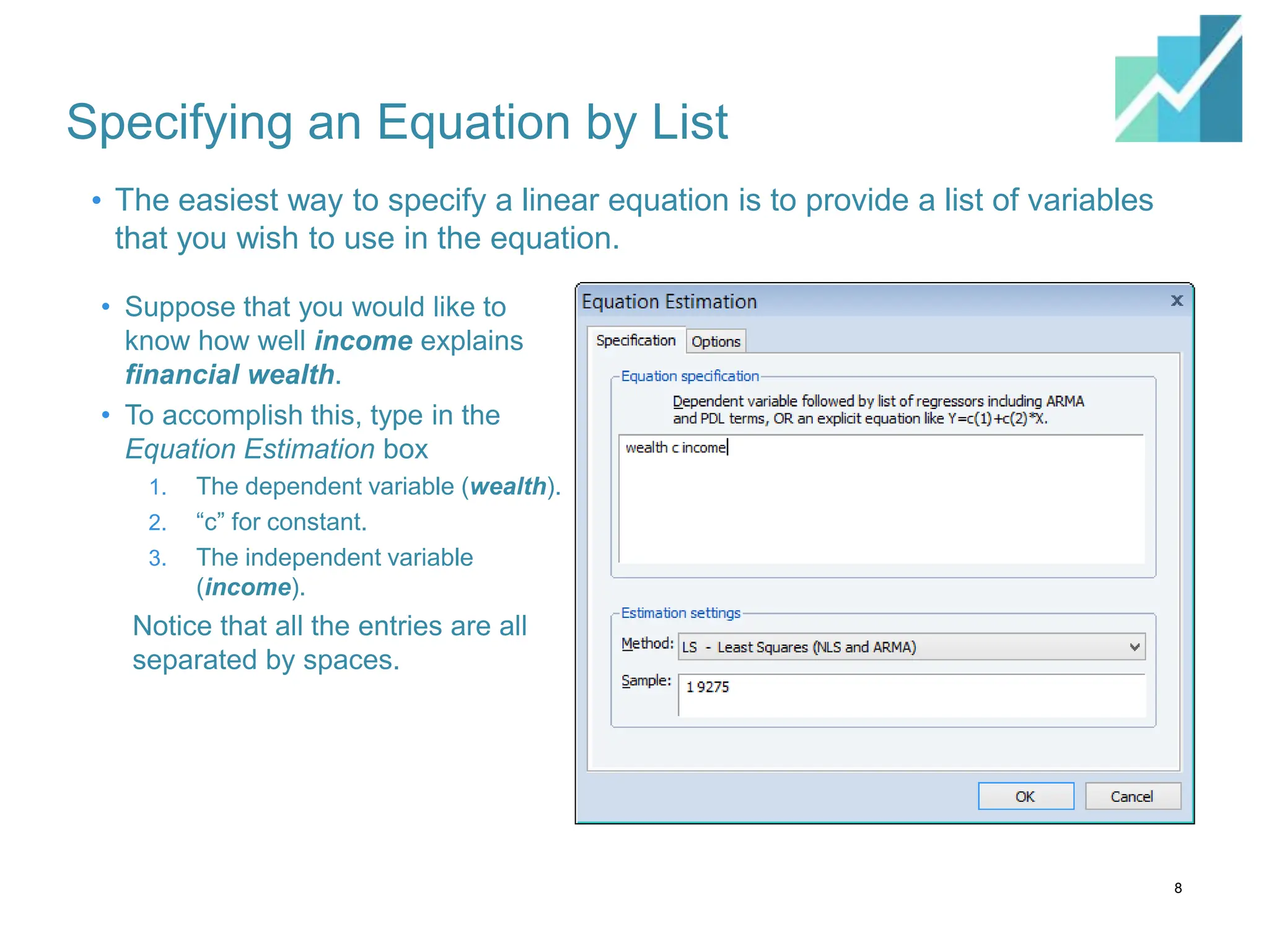 Tutorial12_Estimation_PartA note Eview Traning | PPTX