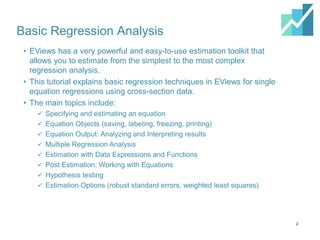 Tutorial12_Estimation_PartA note Eview Traning | PPTX