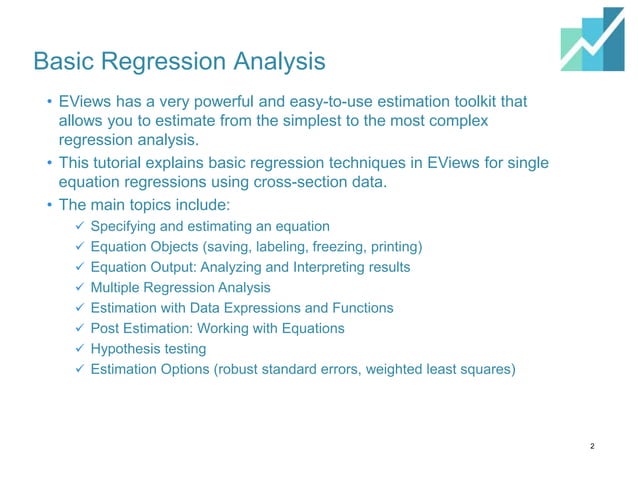 Tutorial12_Estimation_PartA note Eview Traning | PPT