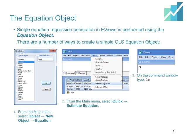 Tutorial12_Estimation_PartA note Eview Traning | PPT