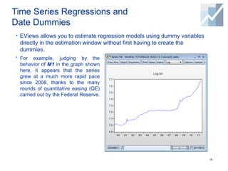 Basics of Time Series using Eviews_10.pptx