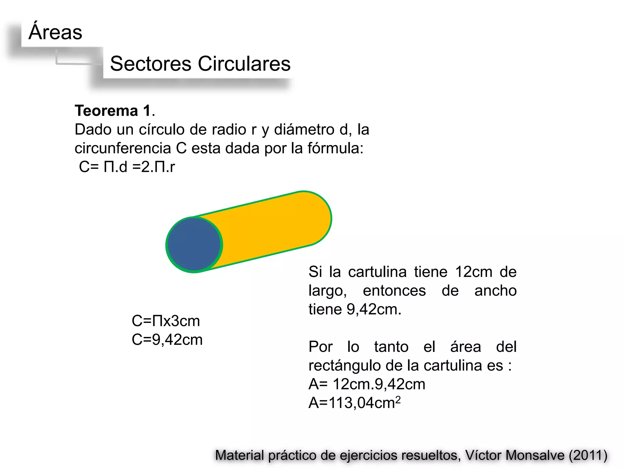 Tutorial14 area y longitud circulo y circunferencia | PPTX | Daycare ...