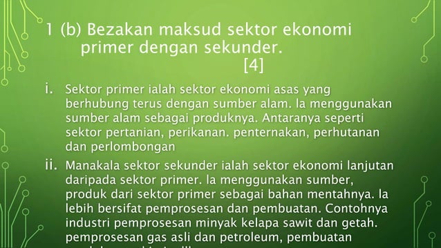 PENGKELASAN SEKTOR EKONOMI | PPTX