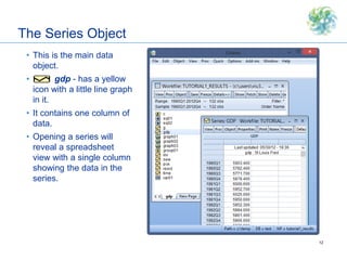 Tutorial1 eviews_basics | PPTX